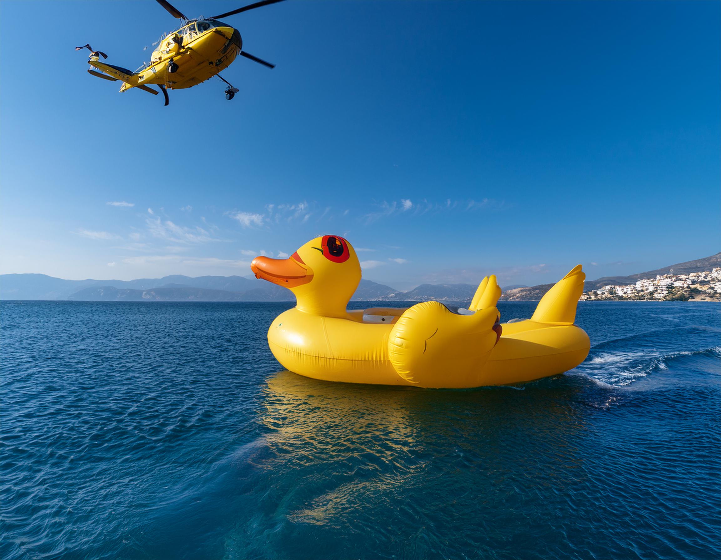 Superyacht Resembling a Giant Yellow Rubber Duck Sinks Off Madagascar: